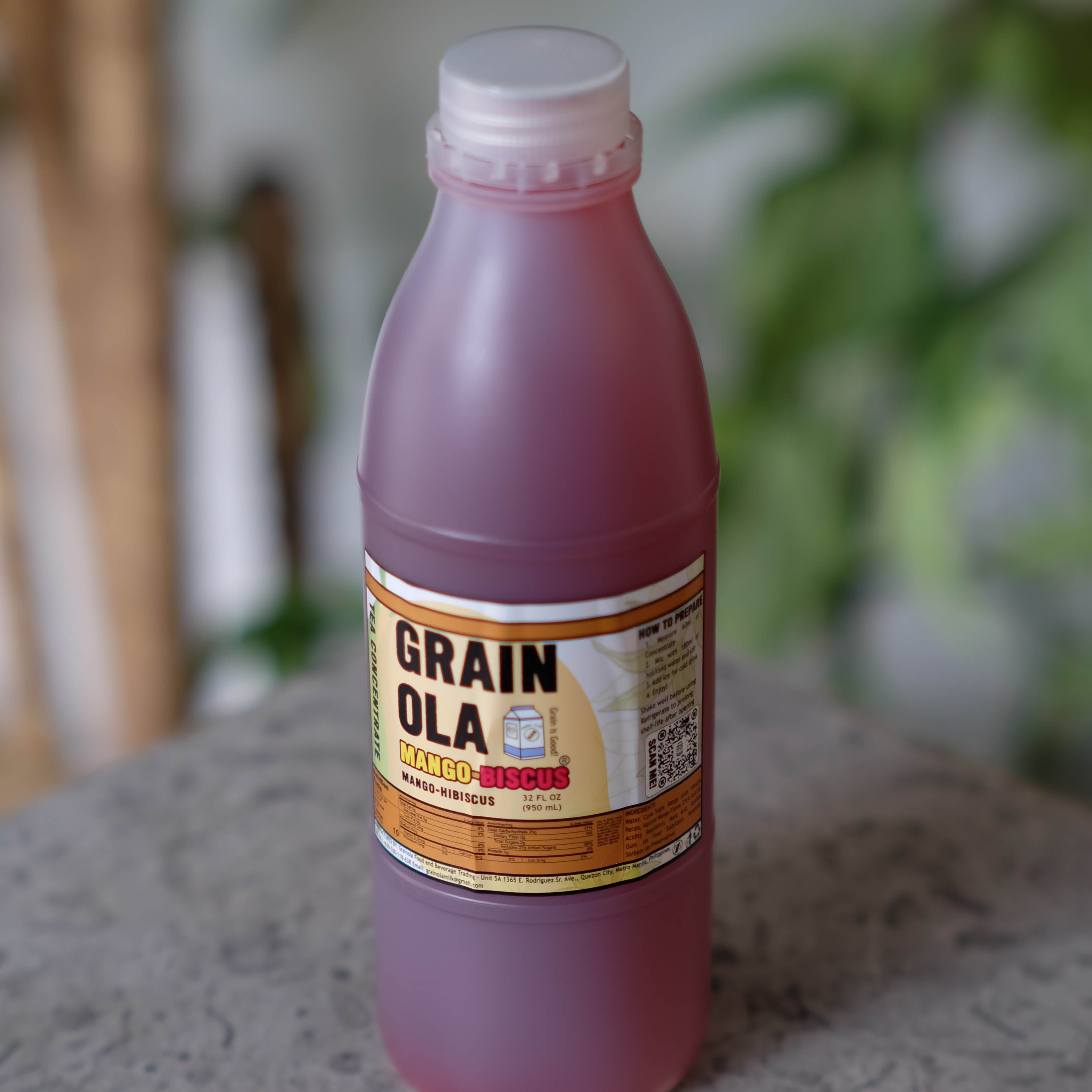Mango-Biscus (Mango & Hibiscus) Brewed Tea Concentrate – Grain Ola